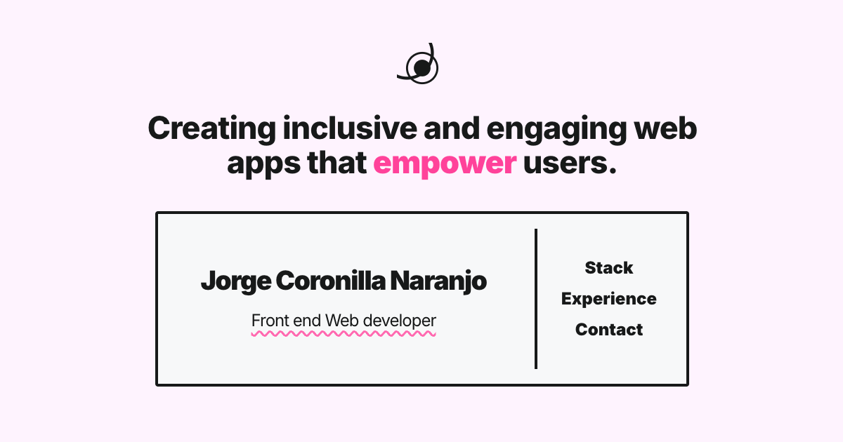 Jorge Coronilla Naranjo | Frontend Developer